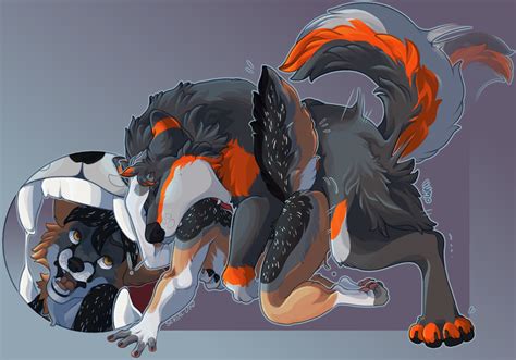 Rule 34 Anthro Bodily Fluids Canid Canine Canis Drooling Duo Feral