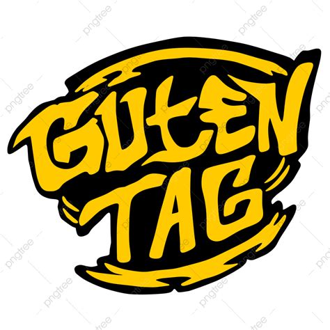 Graffiti Typography Vector Hd PNG Images Guten Tag Typography Vector Graffiti Guten Tag Name