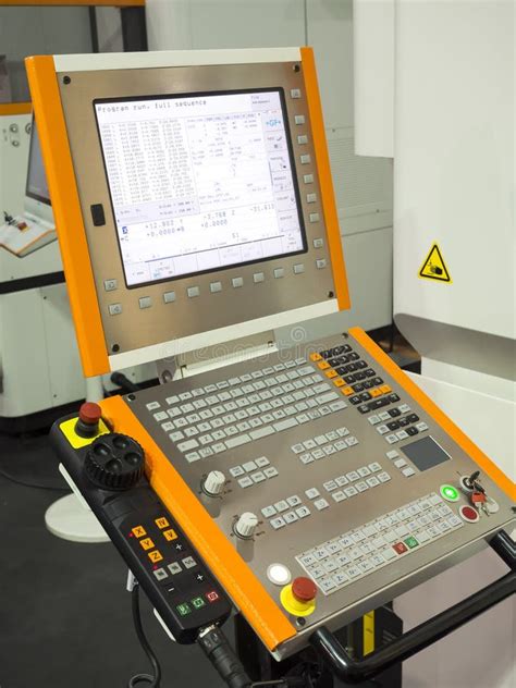 CNC Machine Control Panel Editorial Photography Image Of Mill 64122187
