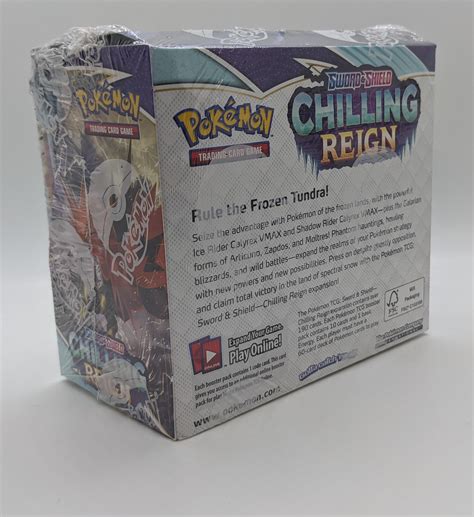 Chilling Reign Booster Display Box 36 Packs Midi Gaming Tcg
