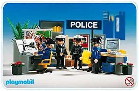 Playmobil Poste De Police Brigade 3957 Au Pays Des Enfants