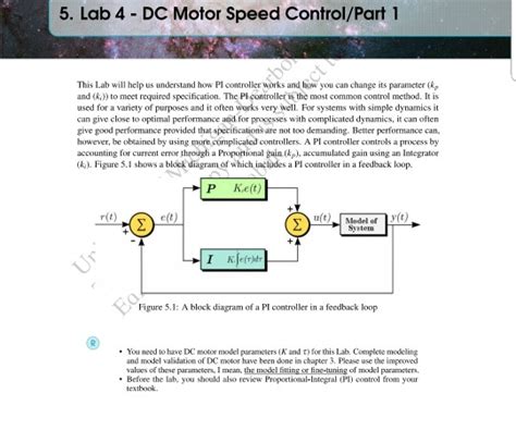 Solved Lab DC Motor Speed Control Part This Lab Chegg Com