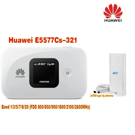 Unlock 4G Wireless Router LTE Mobile WiFi Router With SIM Card Slot Huawei E5577Cs 321 3000Mah