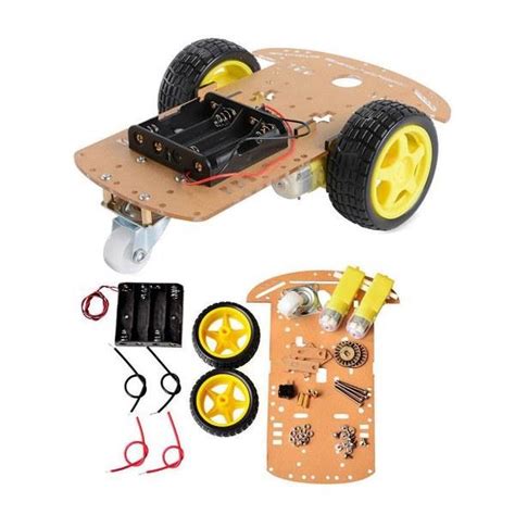 2wd Araç Şase Kiti Robot Araba Kiti Arduino