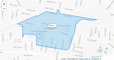 Amarillo Zip Code Map