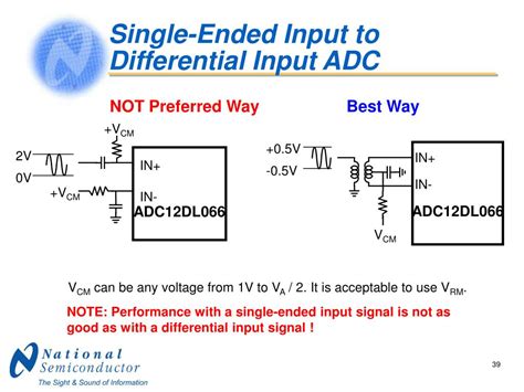 Single Ended Input To Differential Adc At Francis Manley Blog