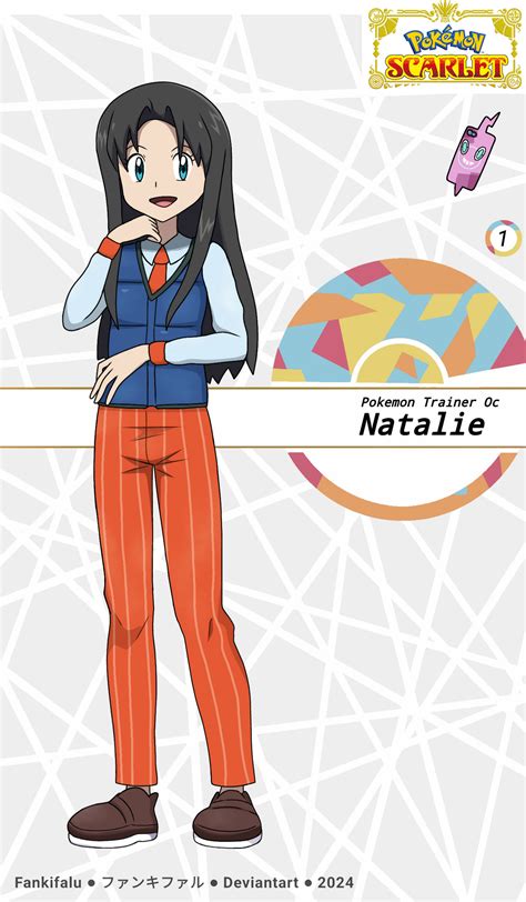 Comm Pokemon Trainer Natalie Scarlet Version By Fankifalu On Deviantart