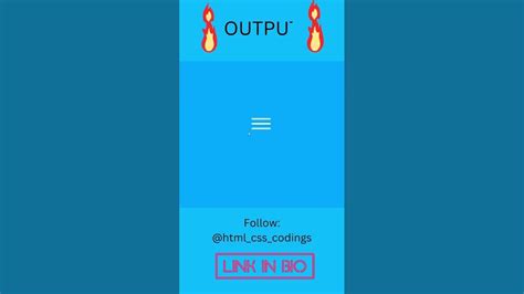 Menu Bar Animation Using Html And Css Webdeveloper Htmlcoding Webdesign Htmlcss Youtube
