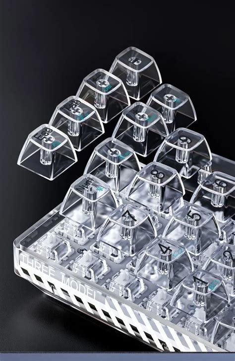 AULA F21 Wireless Numeric Keypad White Backlight Transparent Numeric Keyboard 21 Key Bluetooth