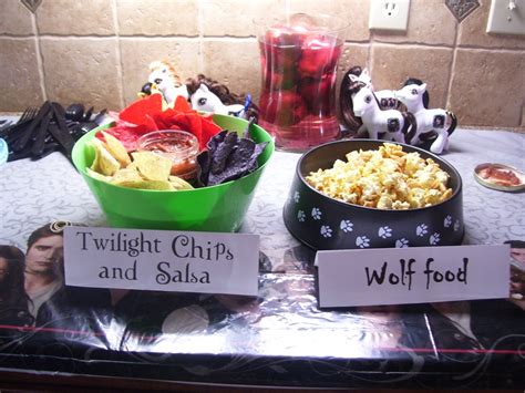 Twilight Snacks Food Twilight Party Chips And Salsa