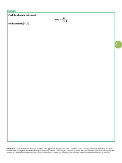 Find The Absolute Extrema Of On The Interval Pdf