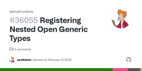 Registering Nested Open Generic Types · Issue 36055 · Dotnetruntime