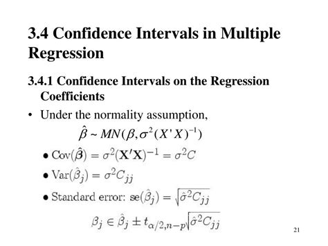 PPT 3 3 Hypothesis Testing In Multiple Linear Regression PowerPoint