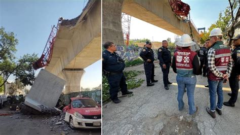Una Dovela De Concreto Colapsa En Las Obras Del Tren Interurbano No
