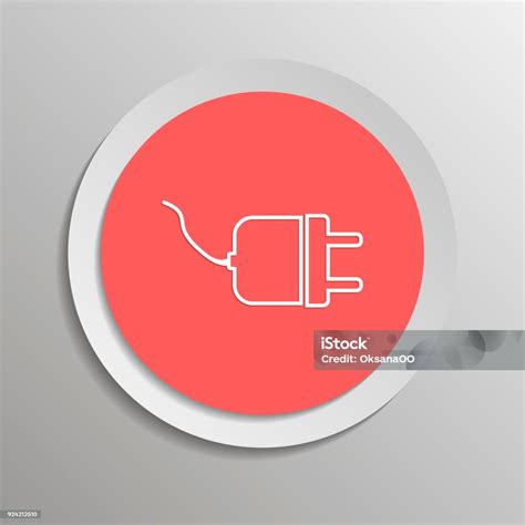 벡터 아이콘 전기 플러그입니다 벡터 일러스트 레이 션 그림자 디자인 스티커 개체 그룹에 대한 스톡 벡터 아트 및 기타 이미지 개체 그룹 그래프 그림자 Istock