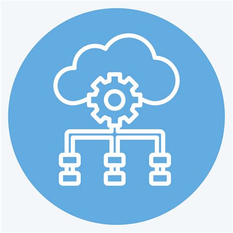 Icon Temporal Difference Related To Machine Learning Symbol Blue Eyes Style Simple Design
