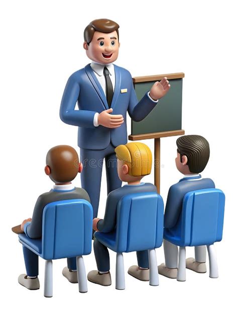 Animated Business Presentation Professional Presenter Engages Audience