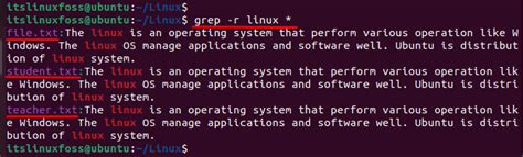 Grep Command In Linux Explained Its Linux Foss