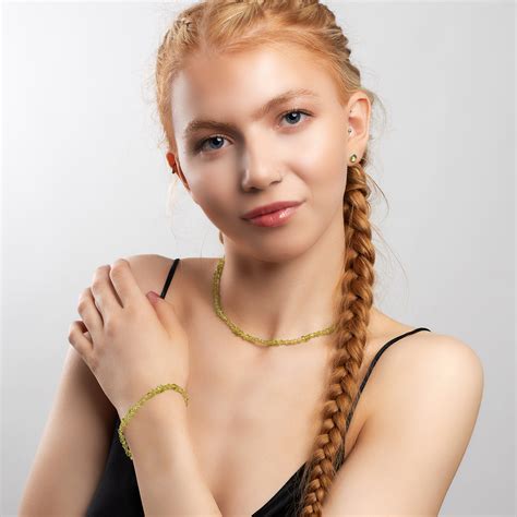Peridot Necklace Gemstone Necklace Henryka Uk