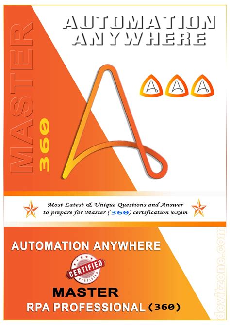 Automation Anywhere Certified Master Rpa Professional A360 Devitzone