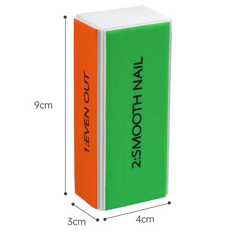 4 Pcs Maryton 4 Way Nail Shine Block Nail Art Manicure Pedicure Tool