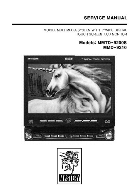 MYSTERY MMTD-9200S 9210 Service Manual download, schematics, eeprom ...