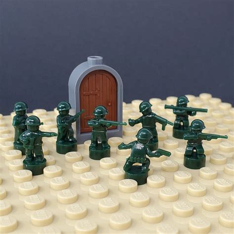 Nano Soldier Figures Dark Green Im Rick James Bricks