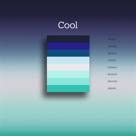 Cool Color Palette Cool Color Palette Colour Trends Branding Graphic