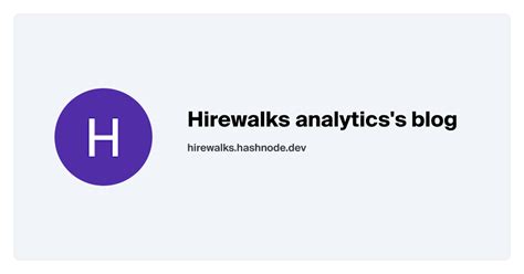Hirewalks Analyticss Blog