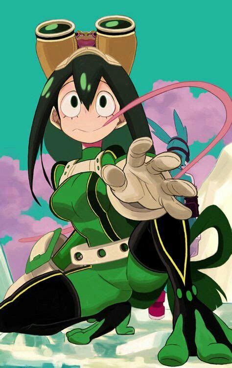Asui Tsuyu アニメ 作画 イラスト ヒロアカ イラスト