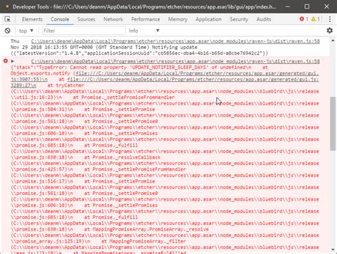 Etcher Javascript Errors · Issue 2570 · Balena Ioetcher · Github