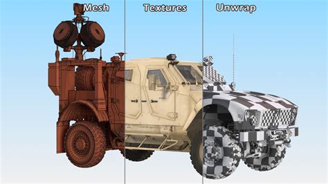 Oshkosh M Atv With X Madis Anti Drone System 3d Model 169 3ds