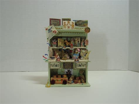 Toy Cupboard With Vintage Toys Etsy