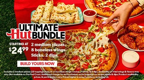 Pizza Hut Pizza Delivery Pizza Carryout Coupons Wings And More