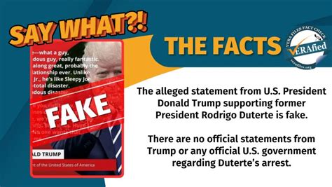 There Are No Reports Of Trump And Putin Defending Duterte