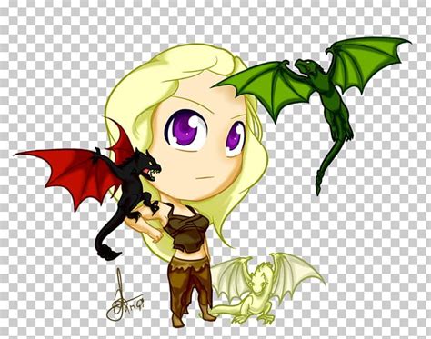Daenerys Targaryen Arya Stark Chibi Drogon Jaqen Hghar Png Clipart Art Cartoon Deviantart