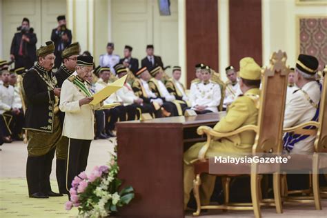 Istiadat Sultan Abdullah Lafaz Sumpah Jawatan Yang Di Pertuan Agong Ke 16