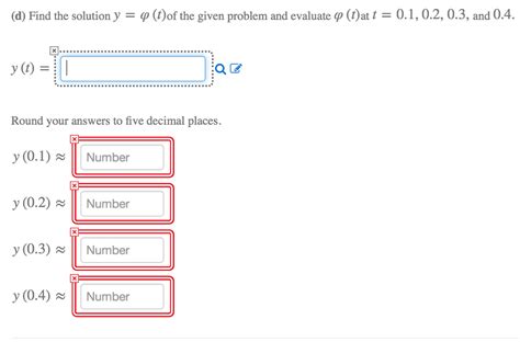 solved a find approximate values of the solution of the