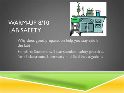 PPT Warm Up Lab Safety PowerPoint Presentation Free Download ID