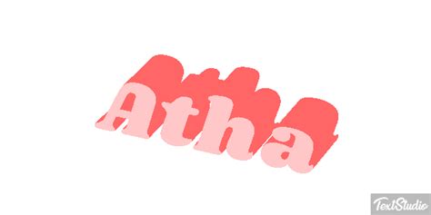 Atha Name Animated  Logo Designs