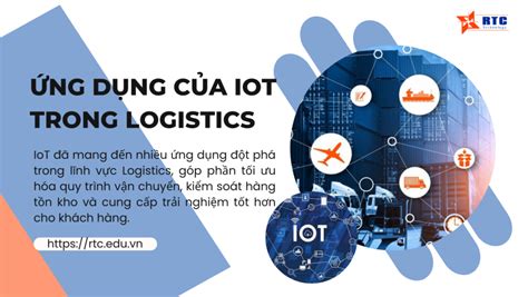 CÁC ỨNG DỤNG CỦA IOT TRONG LOGISTICS
