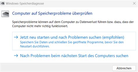 Windows Speicherdiagnose Starten In Drei Einfachen Schritten