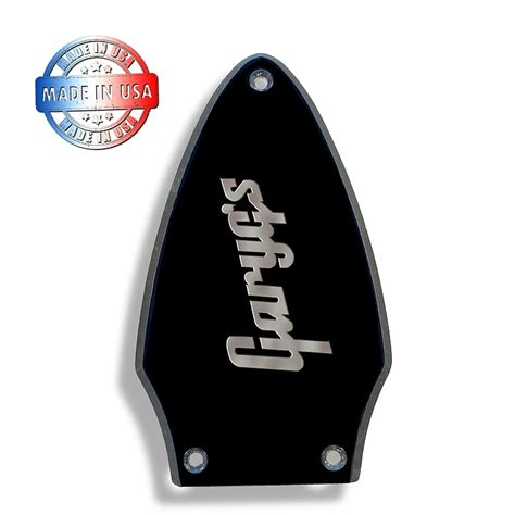 Solid Gloss Black Truss Rod Cover For Gibson Flying V Reverb