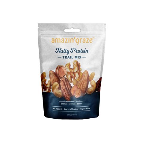 NHG Pharmacy Online Amazin Graze Trail Mix Nutty Protein 130g