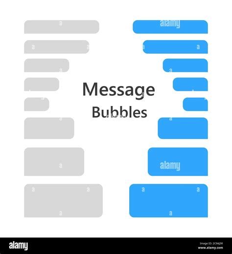 Blank Text Message Bubble