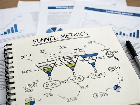 Analyzing Funnel Metrics And Conversion Data For Business Growth Stock