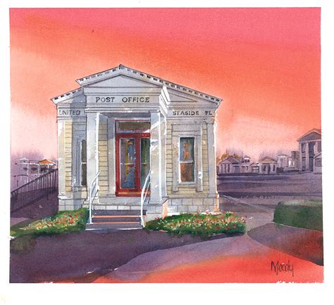 Post Office At Seaside By Bob Moody Beverly McNeil Gallery