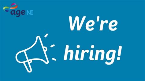 Join The Age Ni Team Were Delighted To Invite Applications For An