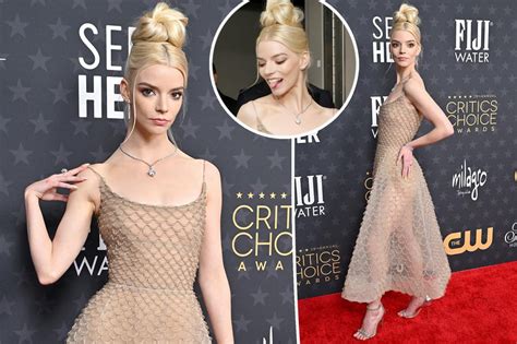Anya Taylor Joy Stuns In Sheer Gown At Critics Choice Awards 2023