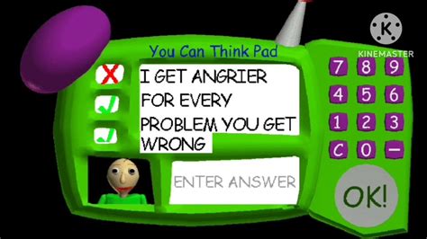 Mr Baldi Forgot To Say Wrong Youtube